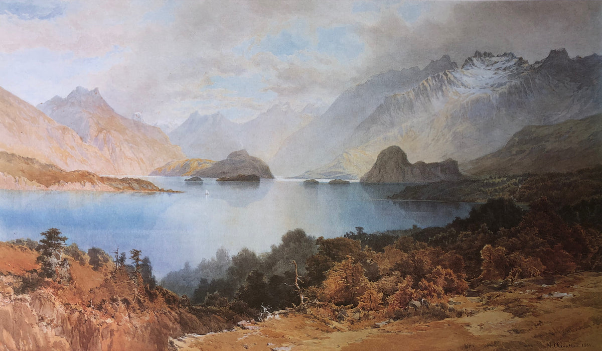 "Lake Manapouri" - Nicholas Chevalier – Fine Art Online Ltd